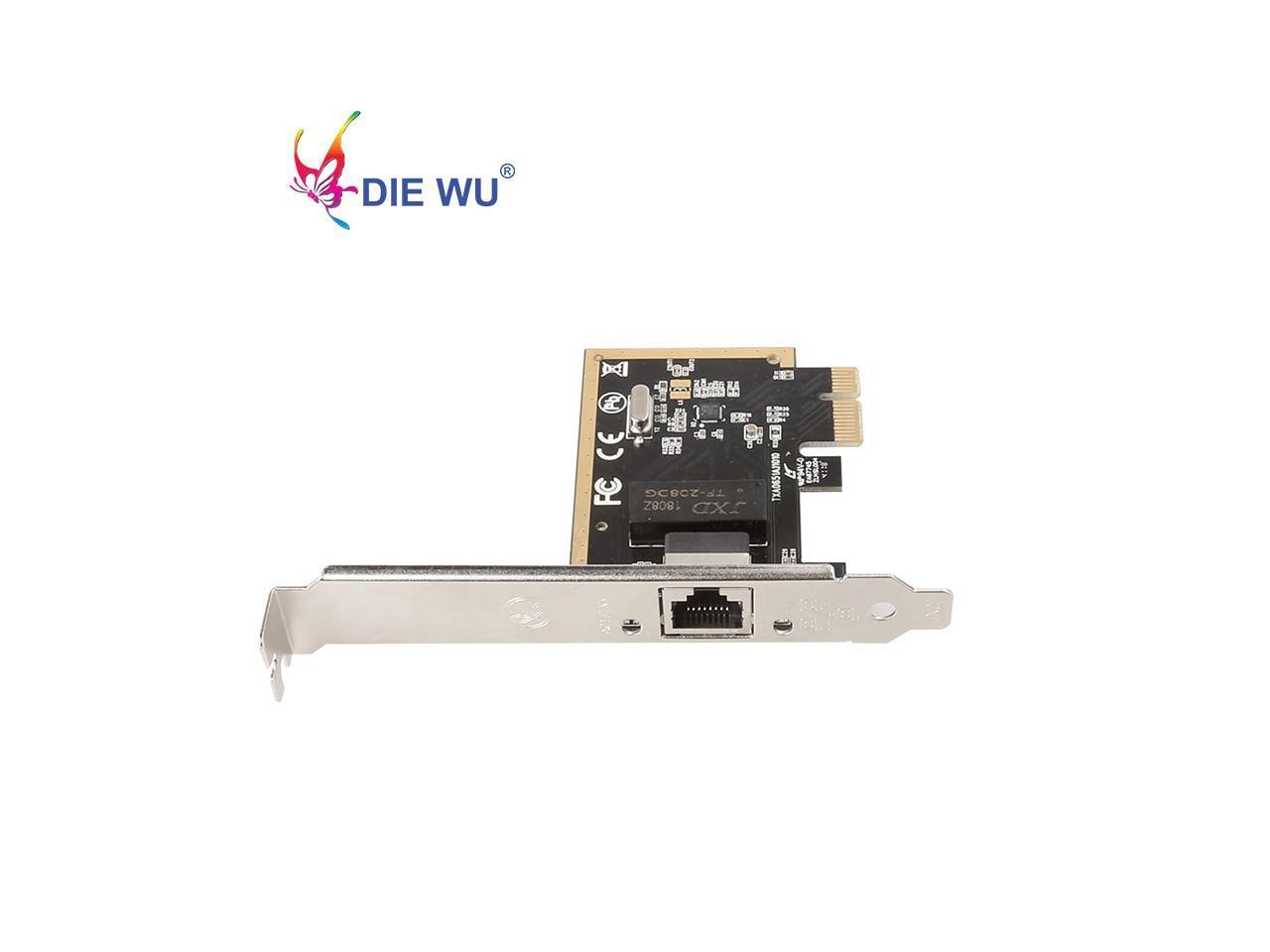 Desktop PC PCI Express Gigabit Lan Card with Realtek RTL8111H PCIe 1X ...