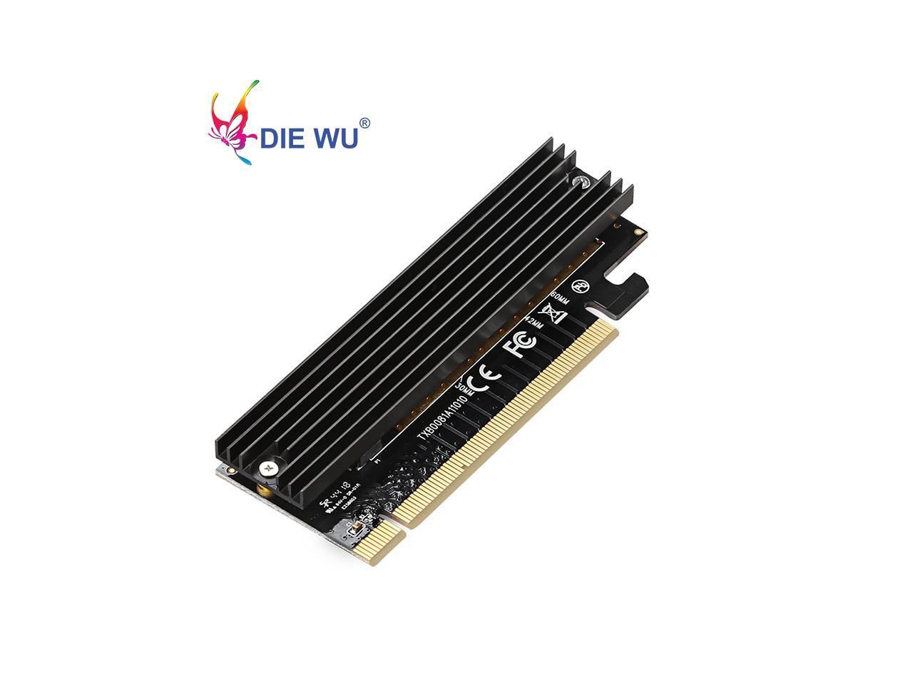 PCIE X16 to M.2 M Key NVMe SSD Ethernet Adapter M-Key Interface ...