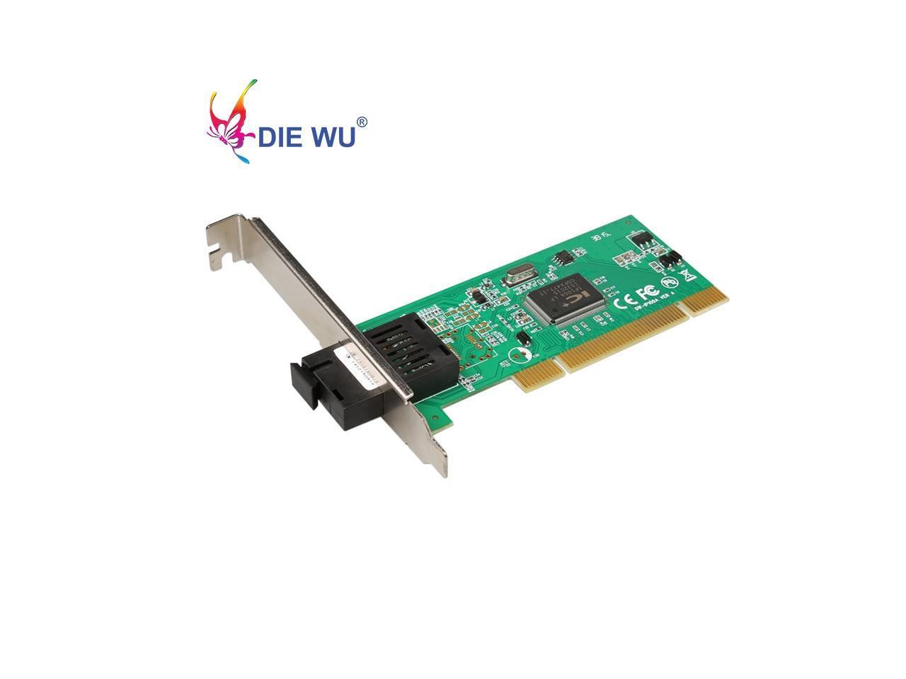 PCI SFP NIC Fiber Network Card Megabit 10/100Mbps PCI with ICplus100A ...