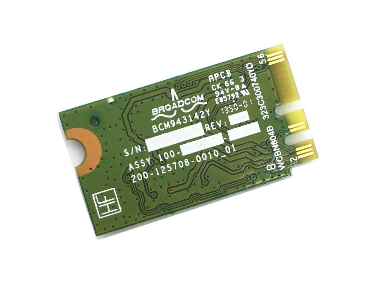 Broacom BCM943142Y 802.11 b/g/n 150Mbps Bluetooth 4.0 NGFF/M.2 Card for ...