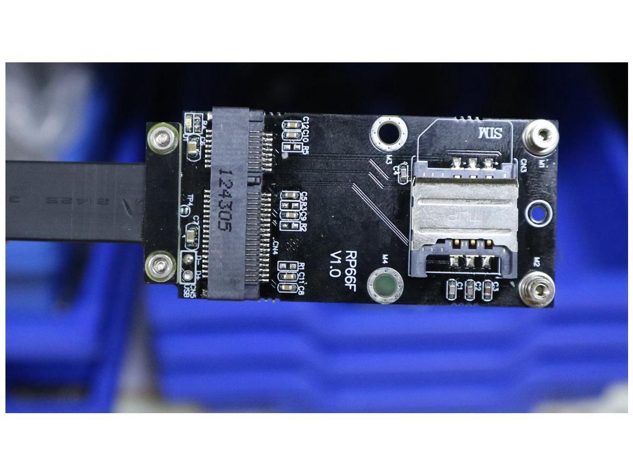 mPCIe mini PCIe Card to M.2 NGFF Adapter-15CM - Newegg.com