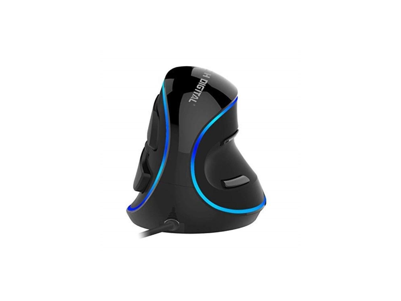 J-Tech Digital Wired Ergonomic Vertical USB Mouse with Adjustable ...