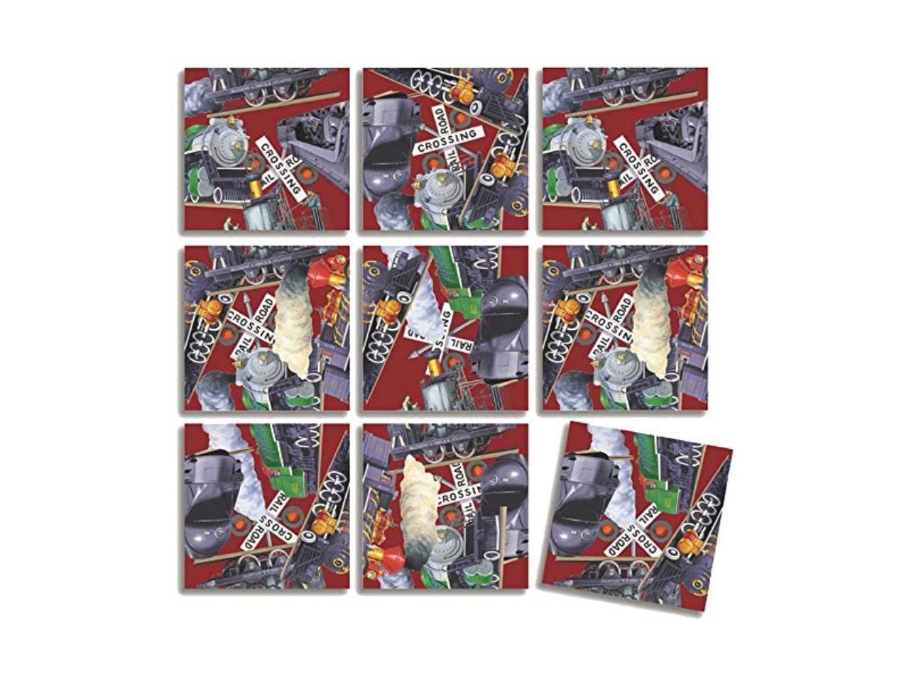 B Dazzle Pufferbellies Trains Scramble Squares 9 Piece Puzzle - Newegg.com