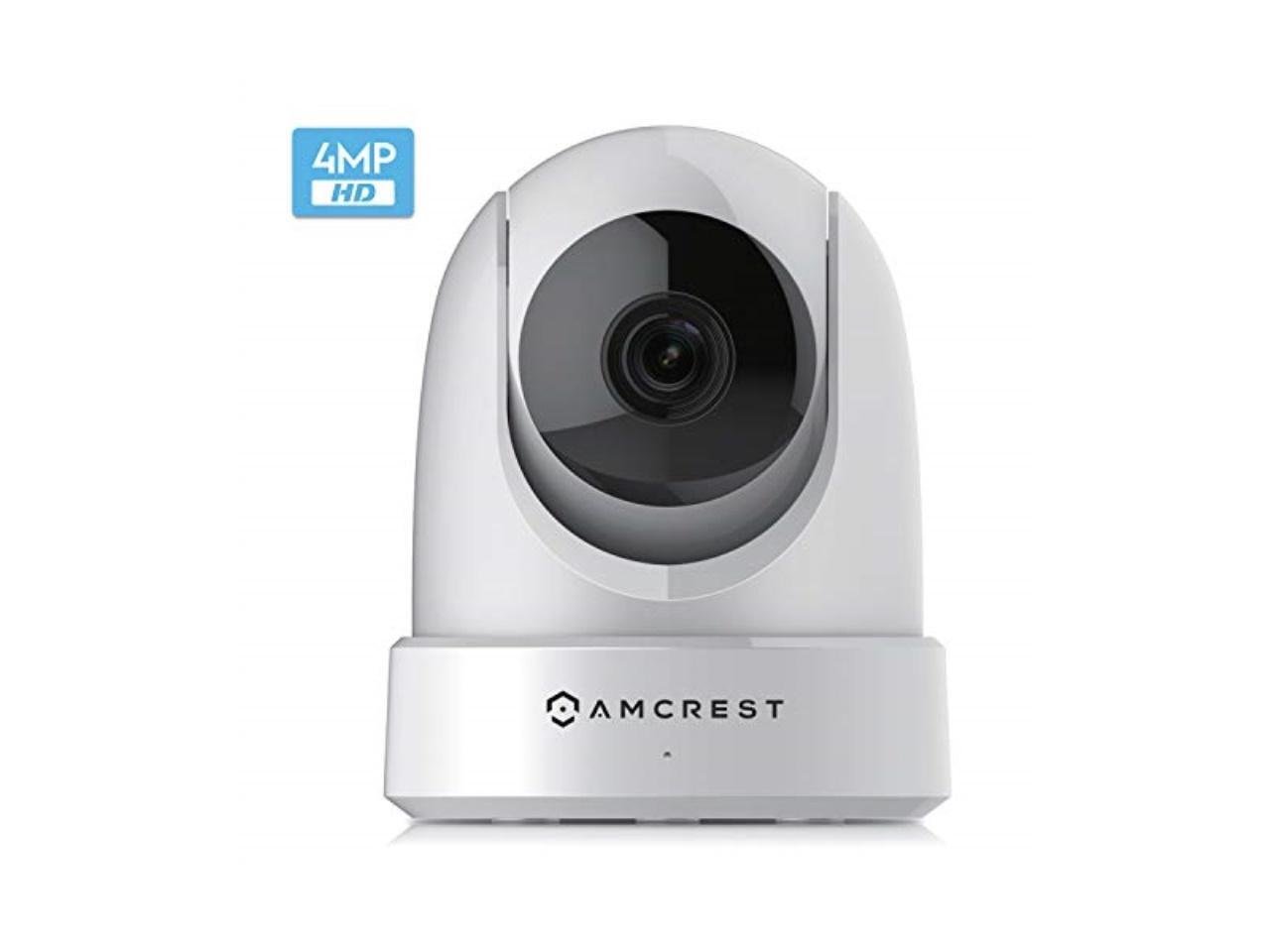 Amcrest 4MP UltraHD Indoor WiFi Camera, Security IP Camera with Pan ...