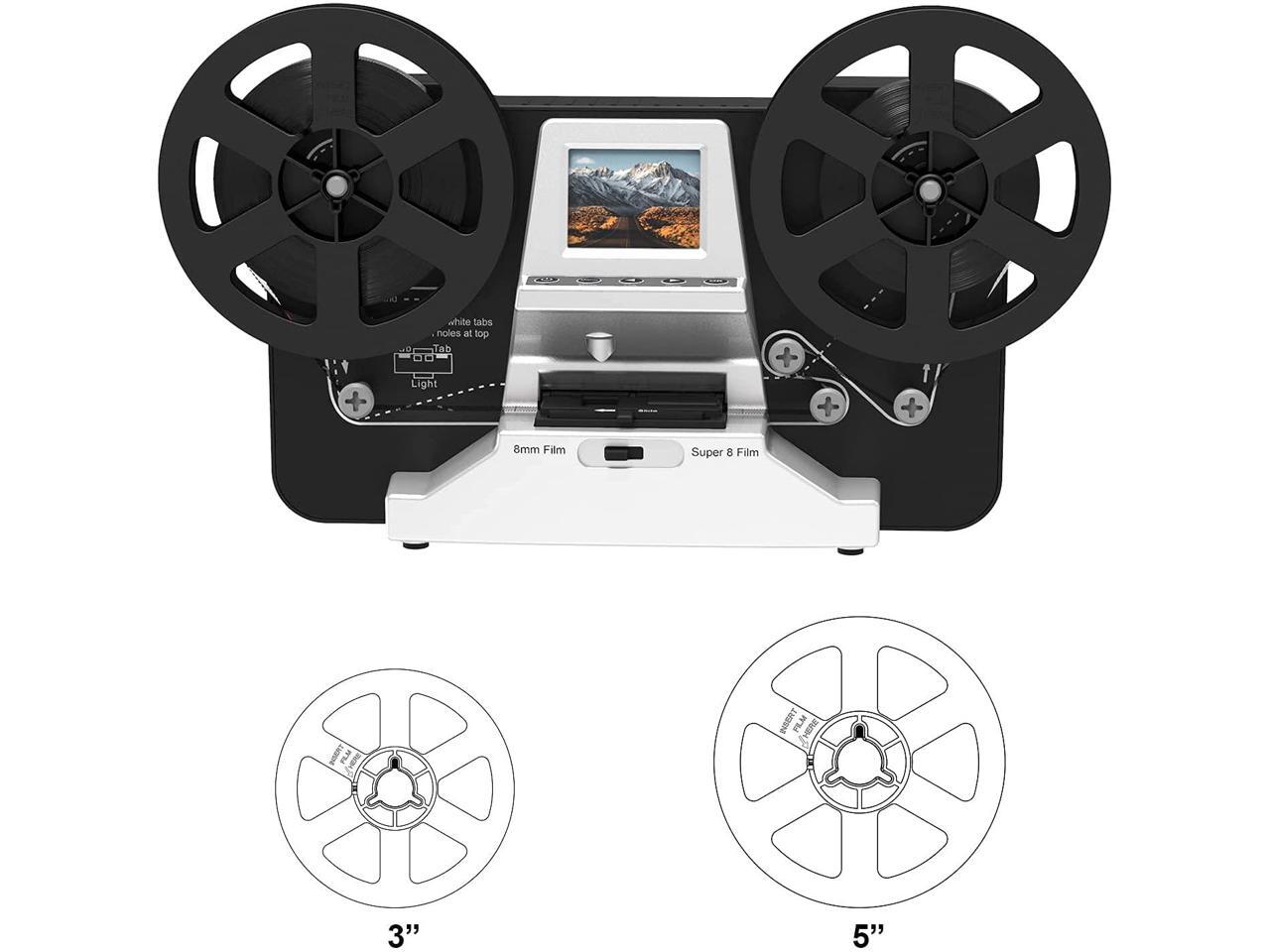 8mm & Super 8 Reels to Digital MovieMaker Film Sanner Converter, Pro ...