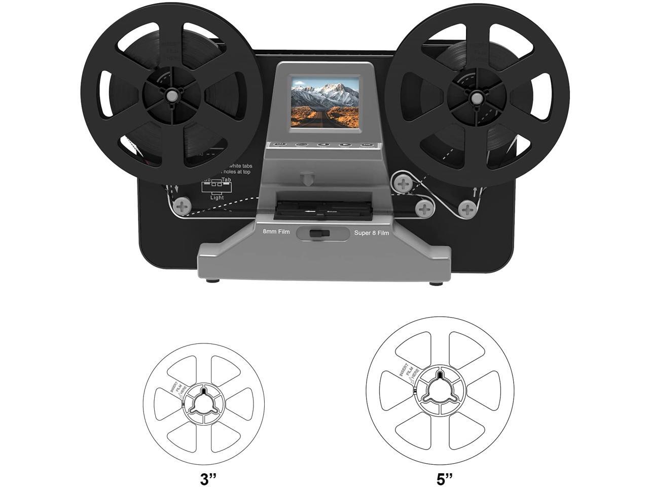 8mm and Super 8 Film Reel Converter Scanner,Convert Film to Digital ...