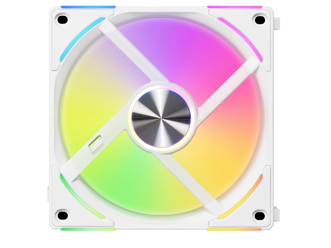 LIAN LI UNI Fan AL120 V2 RGB White Single Fan Pack without controller ...