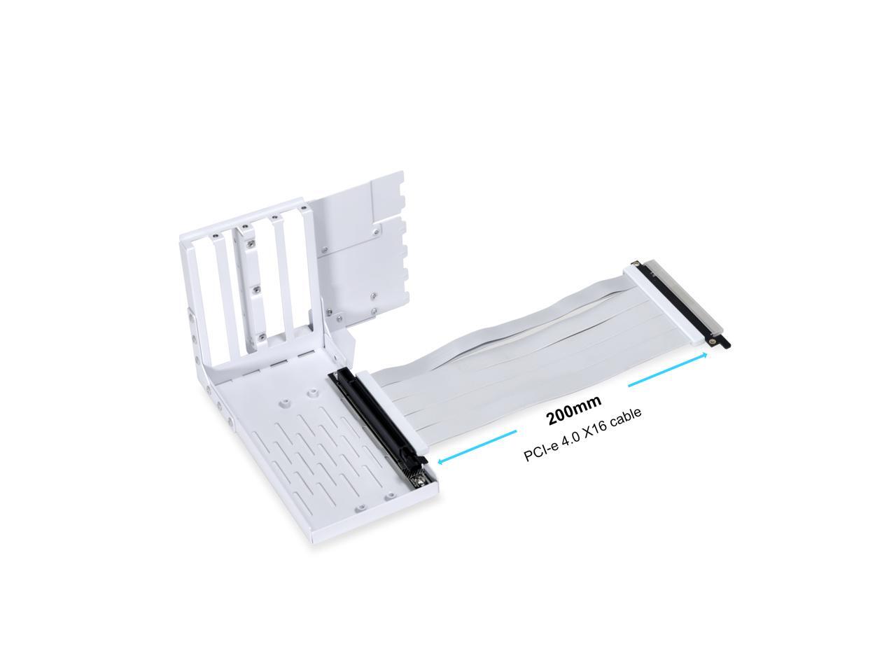 Lian-Li Universal 4-Slots GPU KIT (with Gen 4 Riser), White color ...