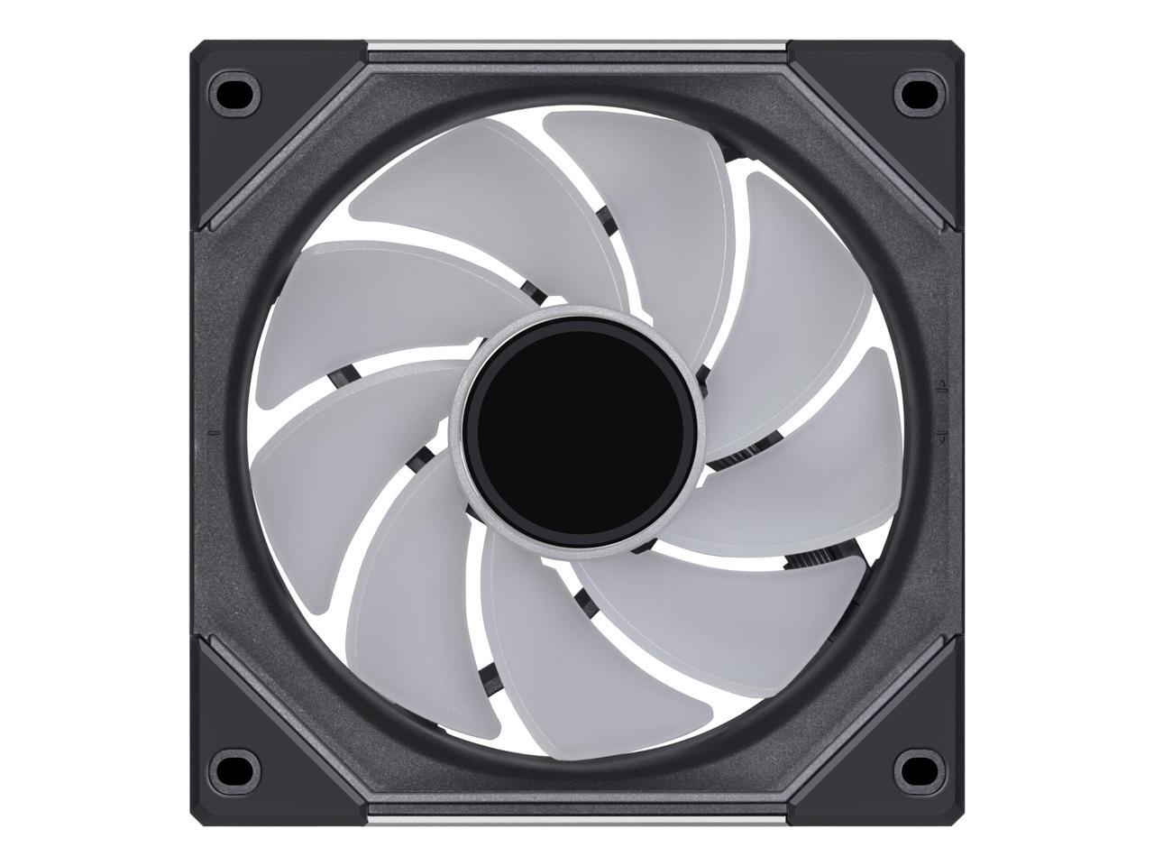 LIAN LI UNI FAN SL INFINITY 120 RGB BLACK REVERSE BLADE VERSION ---UF ...