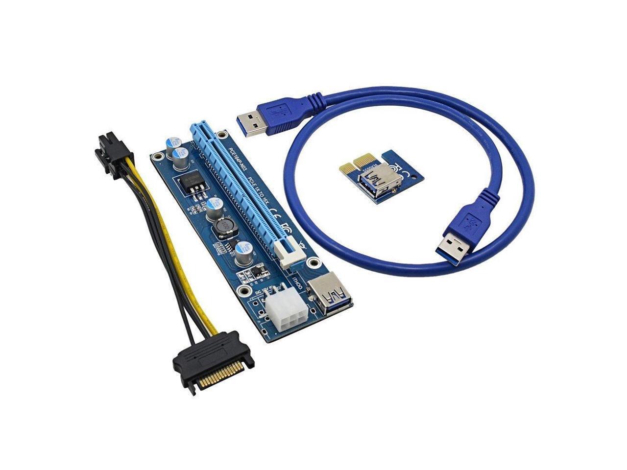 CORN Mining Riser Card PCIE Mining Rig USB 3.0 GPU Riser Adapter Monero ...