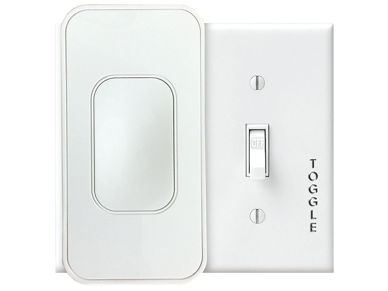 Switchmate TSM001W Smart Light Switch that Snaps Over Existing Switch ...