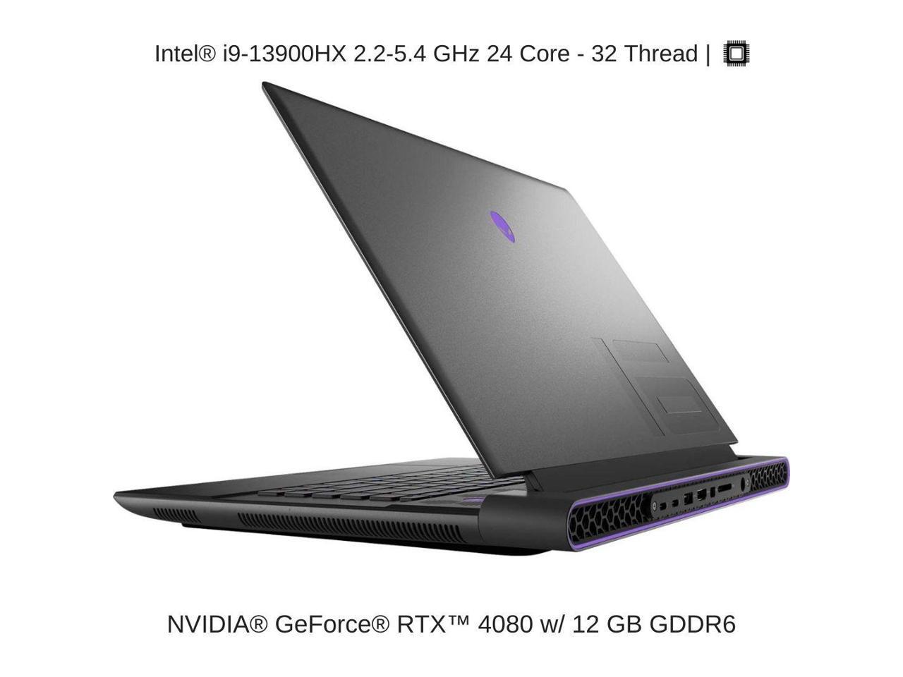 Alienware M16 [Black] 16" QHD+ 240Hz, 2.2 GHz i9-13900HX, RTX 4080, 16 ...