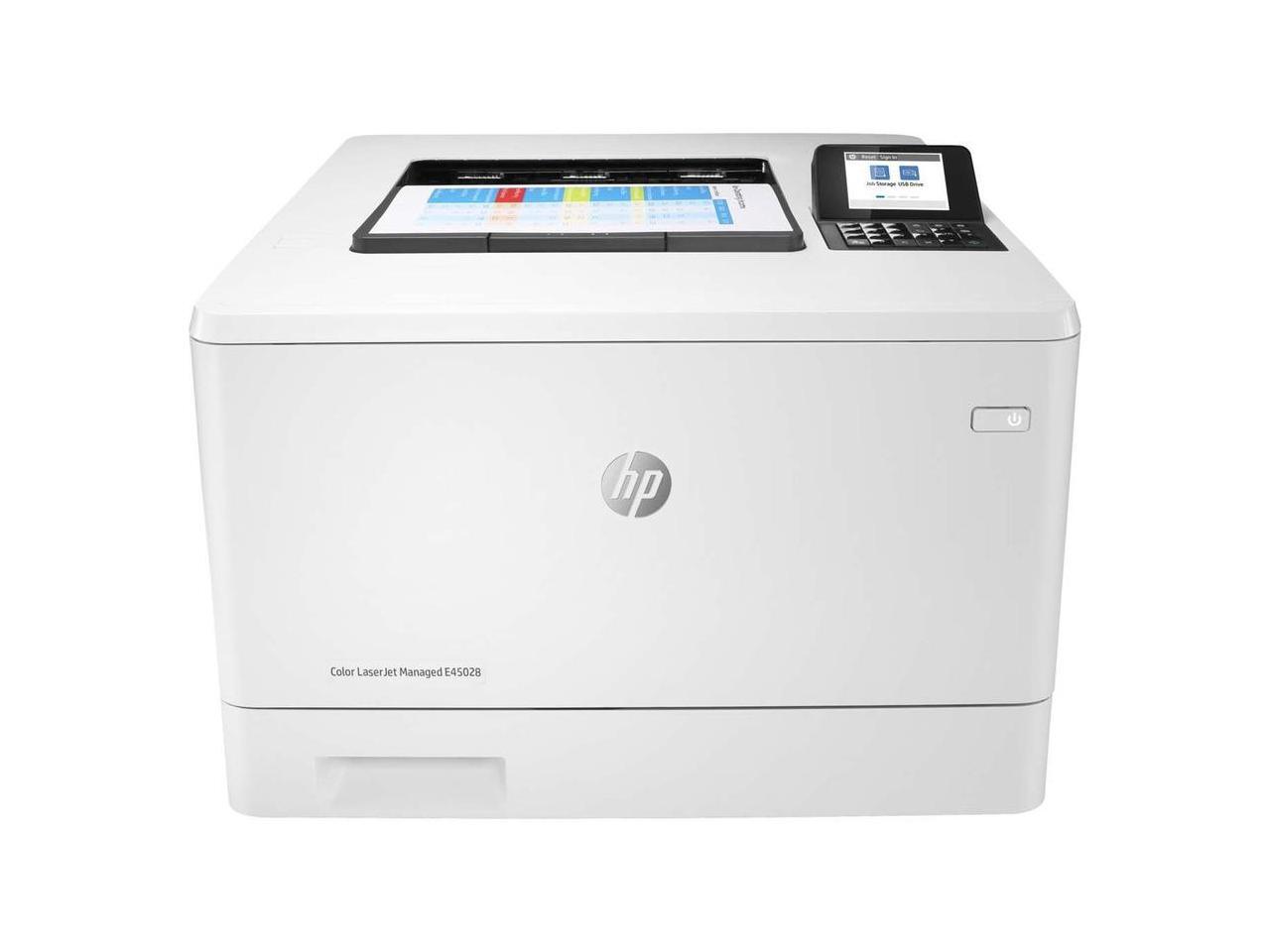 HP LaserJet Managed E45028dn Desktop Laser Color Printer 3QA35A#BGJ ...