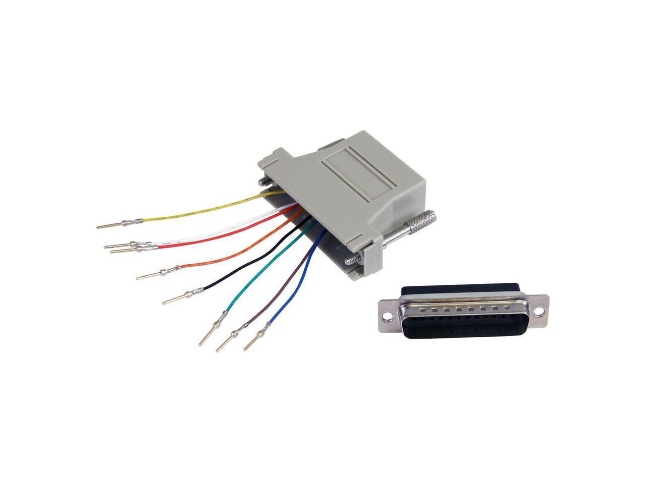 StarTech.com GC258MF DB25 to RJ45 Modular Adapter - M/F - Newegg.com