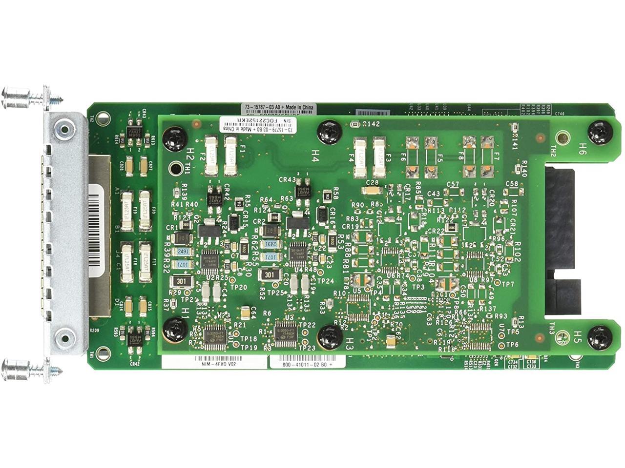 Cisco Small Business NIM-4FXO= 4 Port Interface Mod FXO Uni - Newegg.com