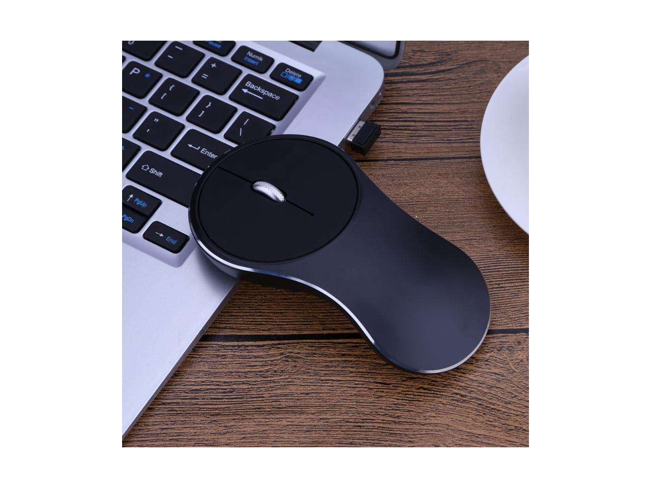 2.4GHz Wireless Mouse Aluminum Alloy Case Mini Portable Computer Mice ...