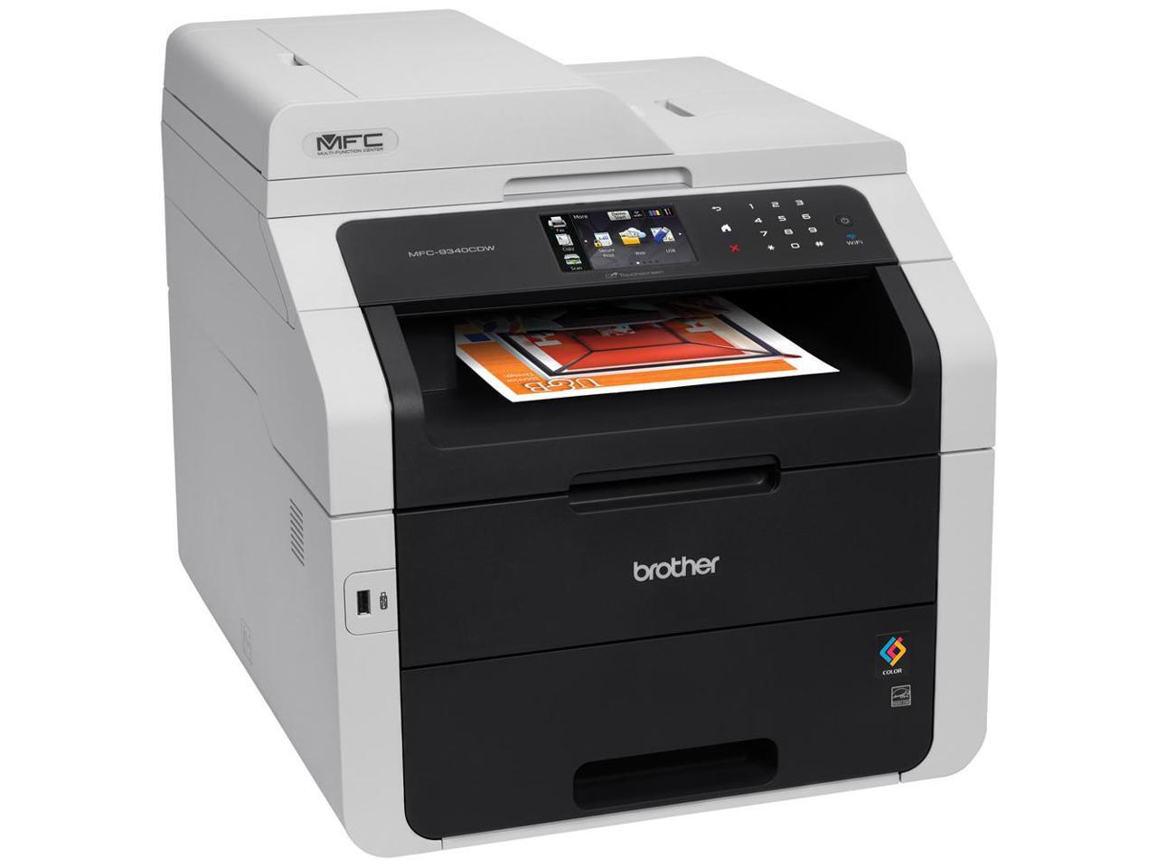 Brother MFC 9340CDW MFC All In One Color Digital Color LED Printer 