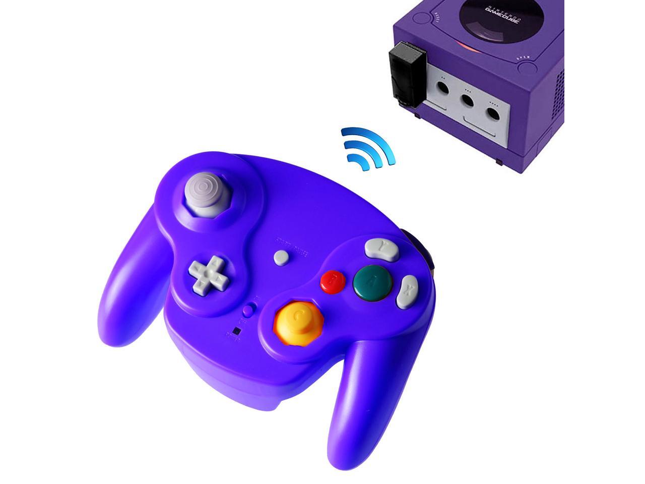 2.4G Wireless Controller JoyPad Gamepad for Gamecube NGC Violet ...