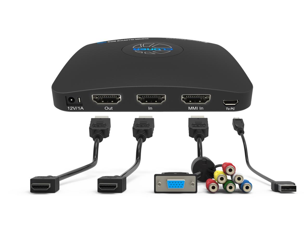 ClonerAlliance Box Pro, Capture 1080p@60fps HDMI Videos/Games and Play ...