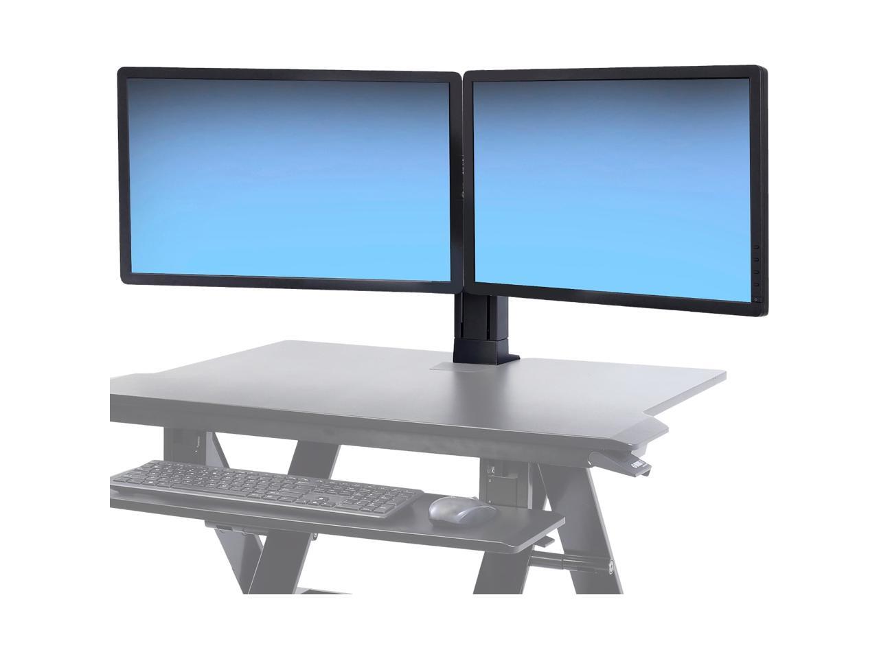 Ergotron 97-934-085 WorkFit Dual Monitor Kit, universal - Newegg.com