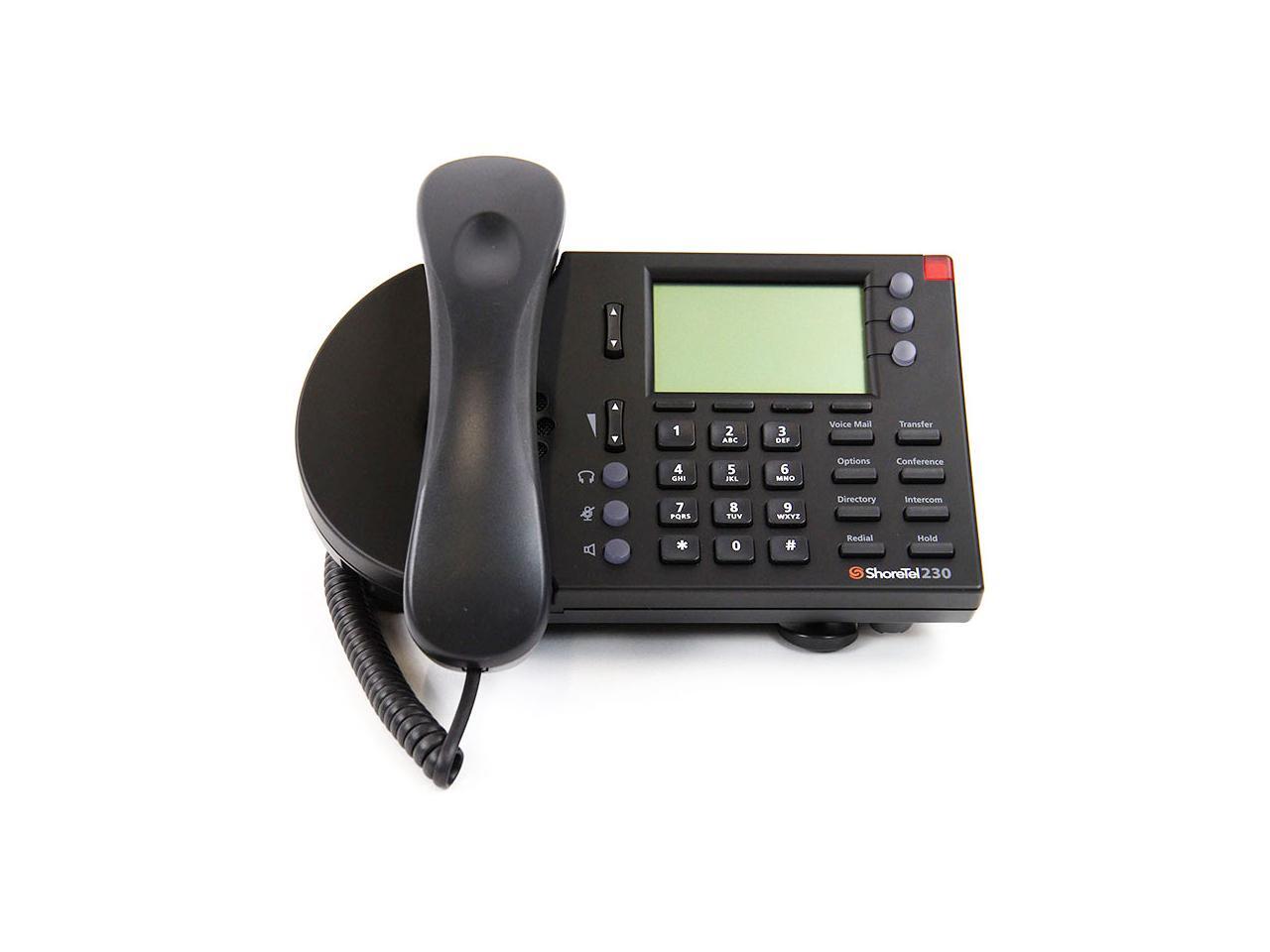 Refurbished: ShoreTel 230 IP Phone Black (IP230) - Newegg.com
