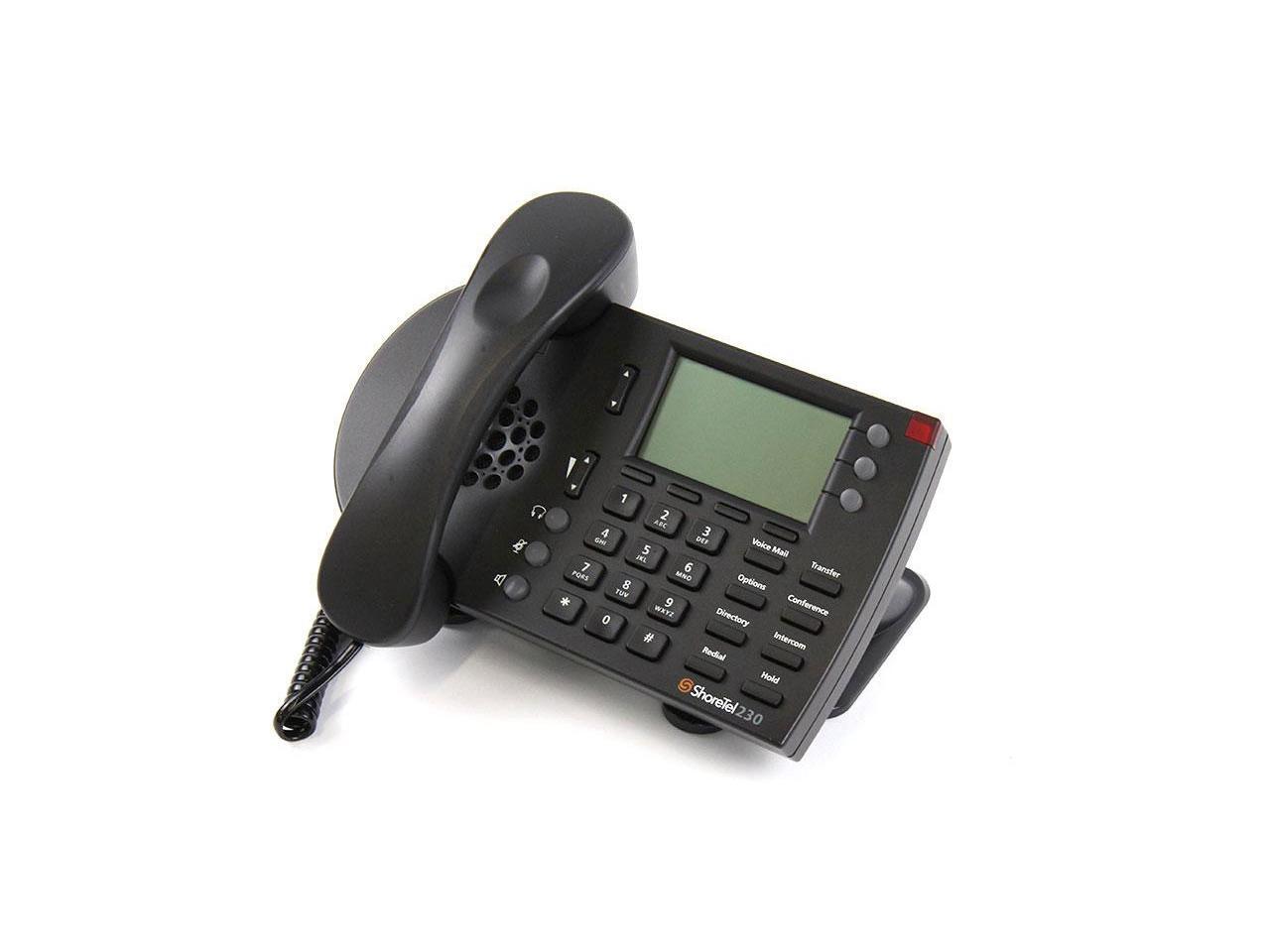 Refurbished: ShoreTel 230 IP Phone Black (IP230) - Newegg.com