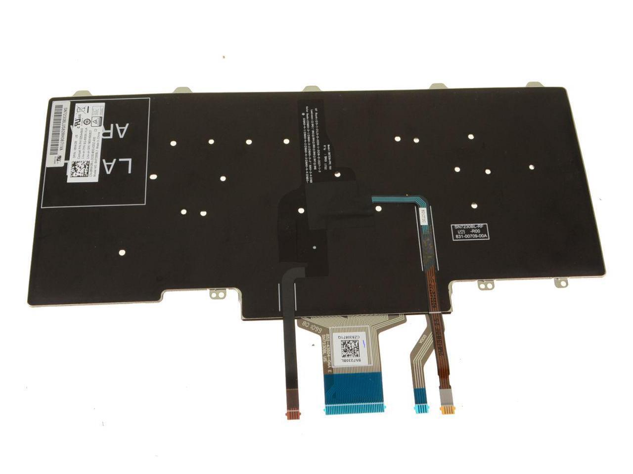 New Dell OEM Latitude 5490 7490 Backlit Laptop Keyboard Dual Point ...