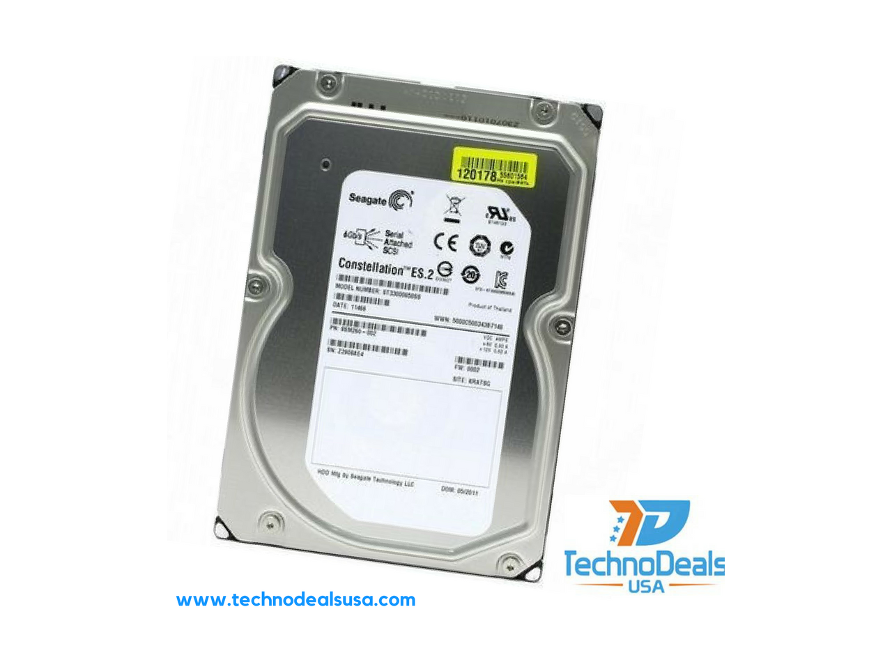 Refurbished: Seagate Constellation ES.2 ST33000650SS-RF 3TB 7200 RPM ...