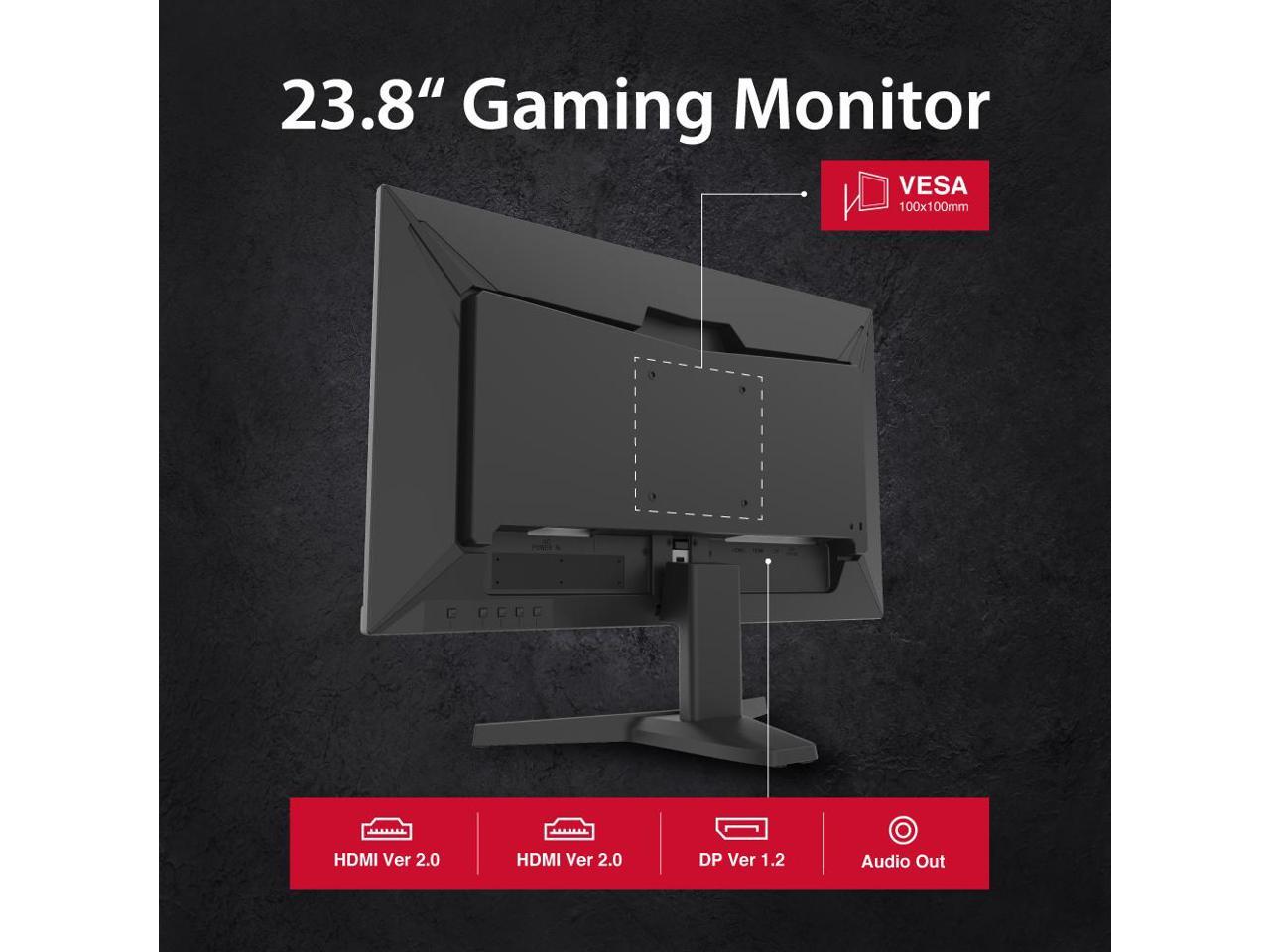 Gigastone 24 inch IPS Gaming LED Back Light Monitor 165Hz FHD 1920 x ...