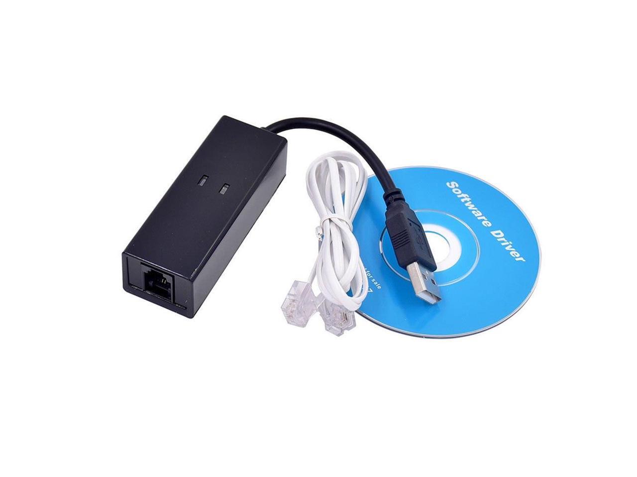Portable Dial Up VoiceExternal USB 2.0 56kbs USB Fax Modem with ...