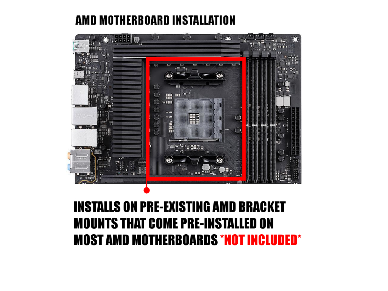 Intel AMD Socket 1151 1150 AM3 AM2 1207 940 939 754 3-Pin Connector CPU ...