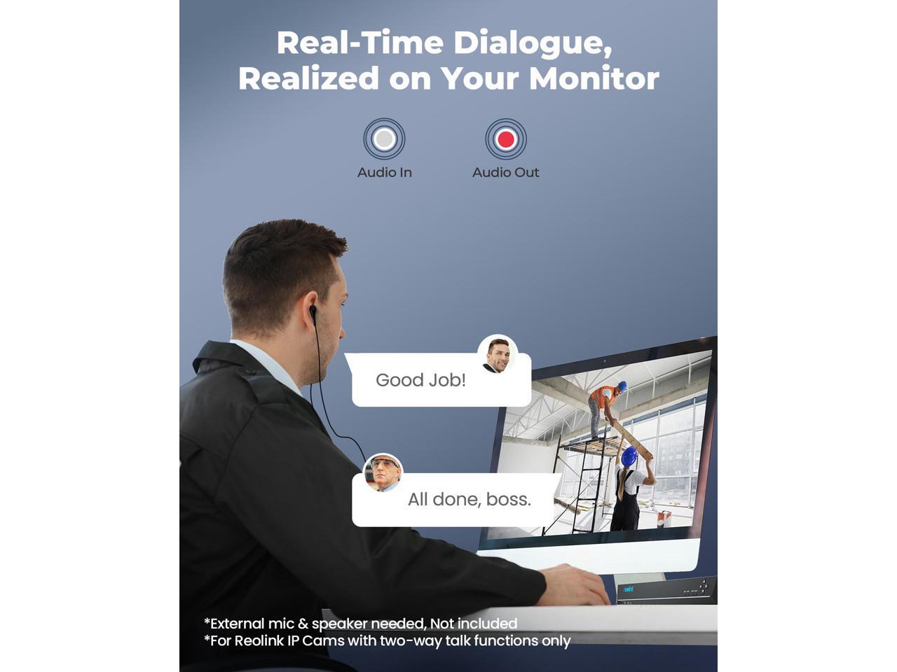 REOLINK 36 Channel 12MP PoE NVR, Capacity Up to 48TB Supports 6K 4K 5MP ...