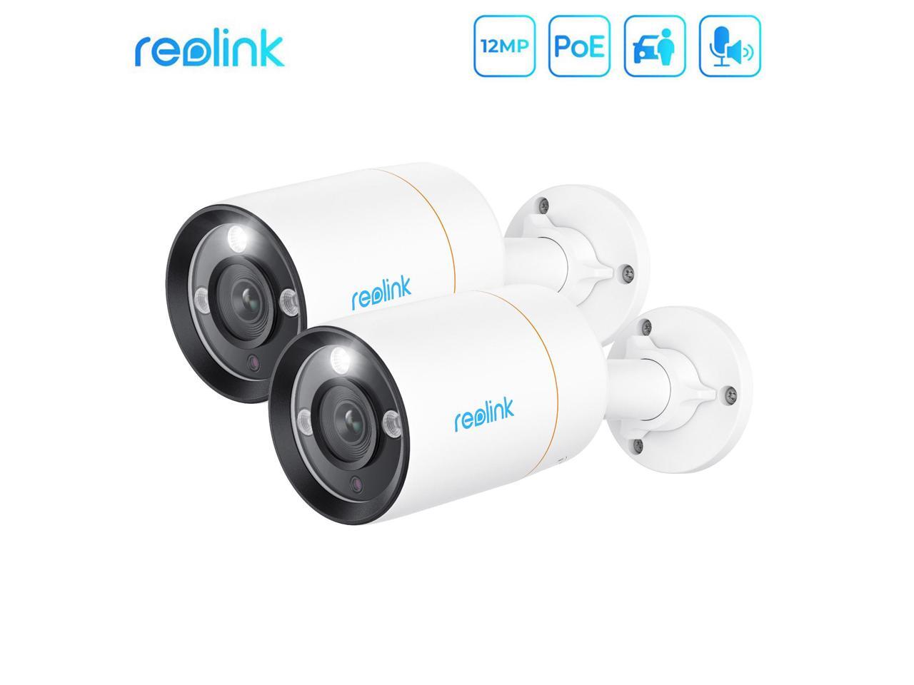 Reolink RLC-1212A-2Pack 12MP Ultra HD PoE Outdoor Security Camera ...