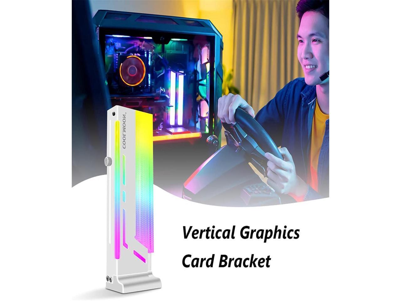 Coolmoon cm-GH2 Vertical GPU Support Bracket Colorful 5V A-RGB Bracket ...
