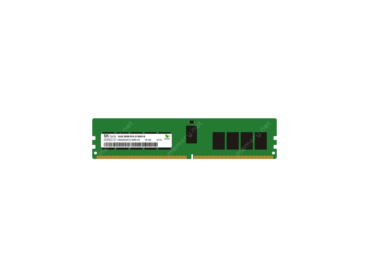 Hynix HMA82GR7CJR8N-VK 16GB DDR4-2666 ECC REG DIMM - Newegg.com