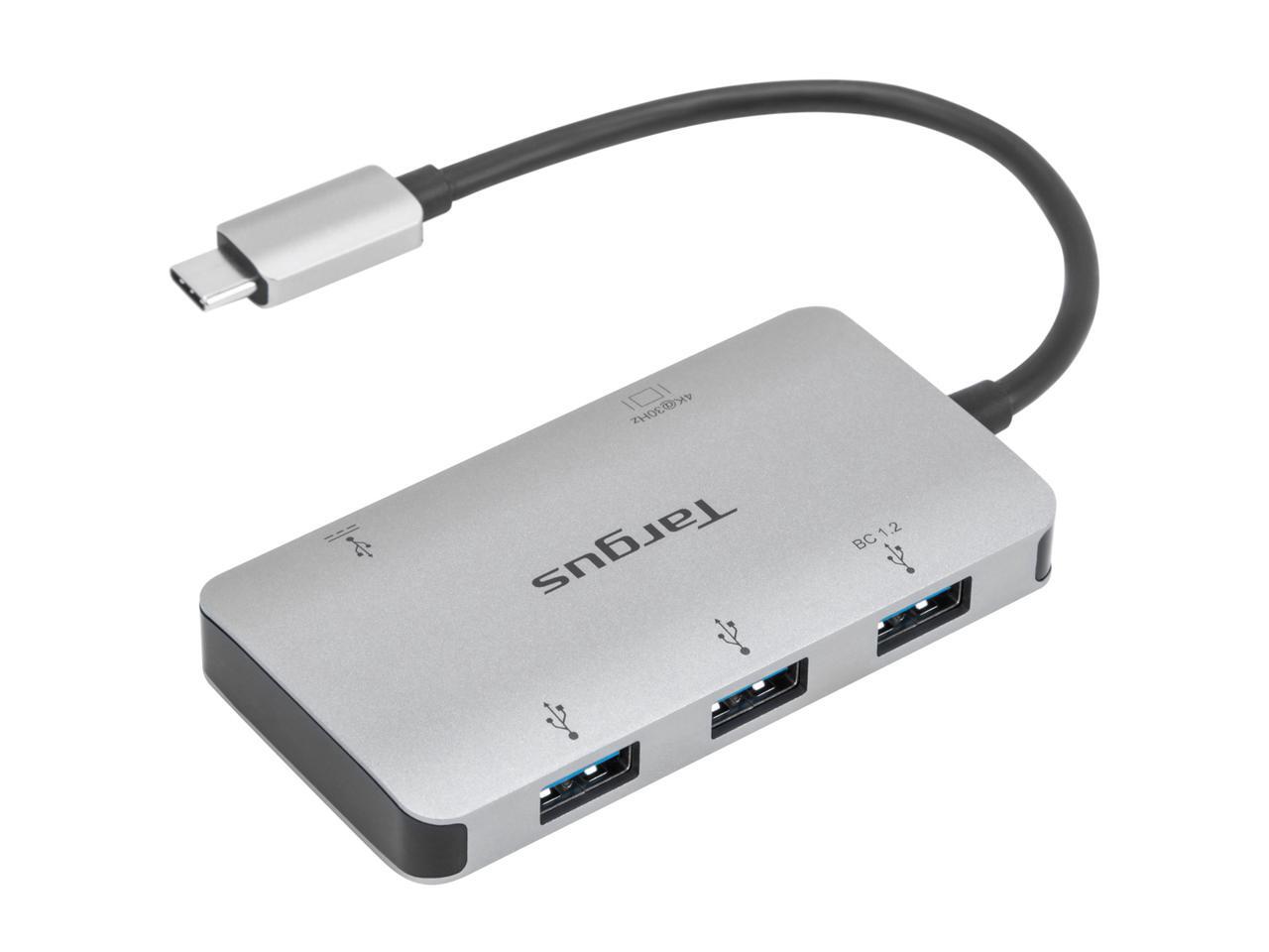 Targus Usb-C Multi-Port Single Video 4K Hdmi Adapter With 100W Pd Pass ...