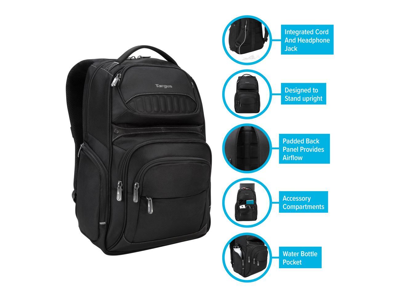 Targus TSB705US Legend iq backpack black - Newegg.com