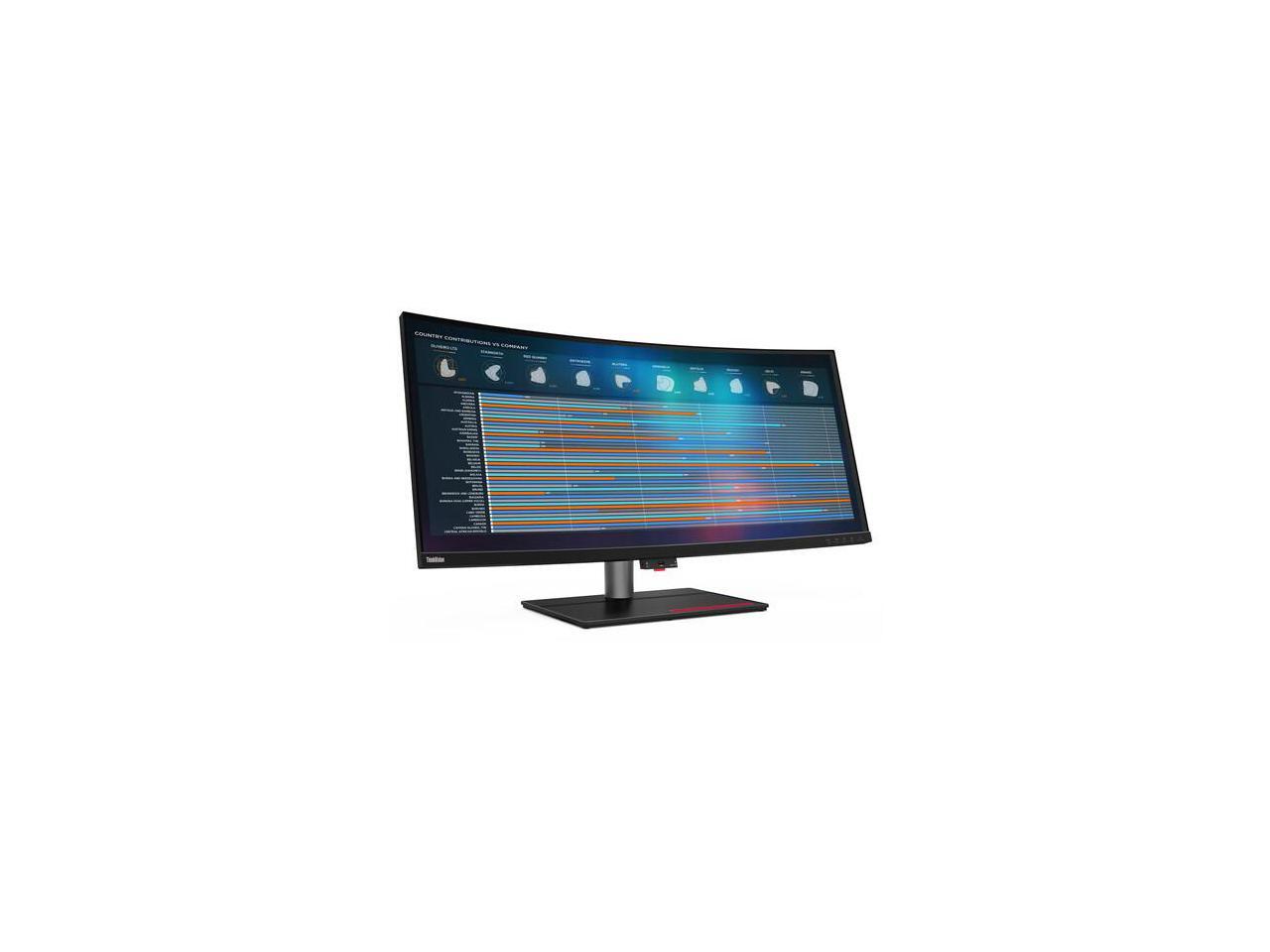 Lenovo ThinkVision 39.7 inch Ultra-Wide Curved Monitor - P40w-20 ...