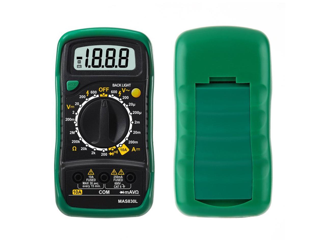 Mastech MAS830L Multimeter Digital Multitester Current Resistance ...