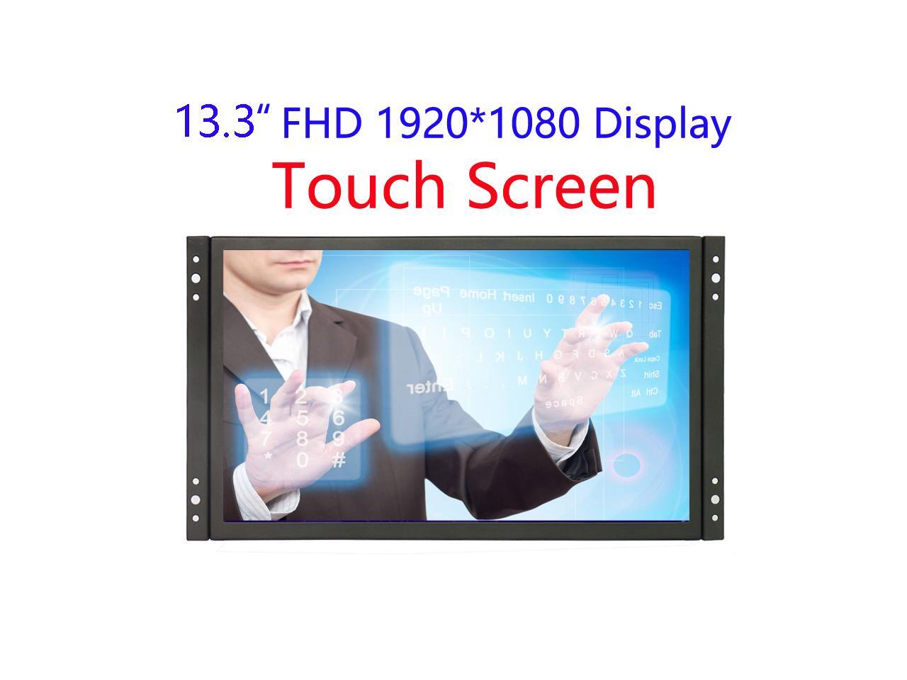 13 inch Industrial Display Touch Monitor 1920*1080 FHD IPS Open Frame ...