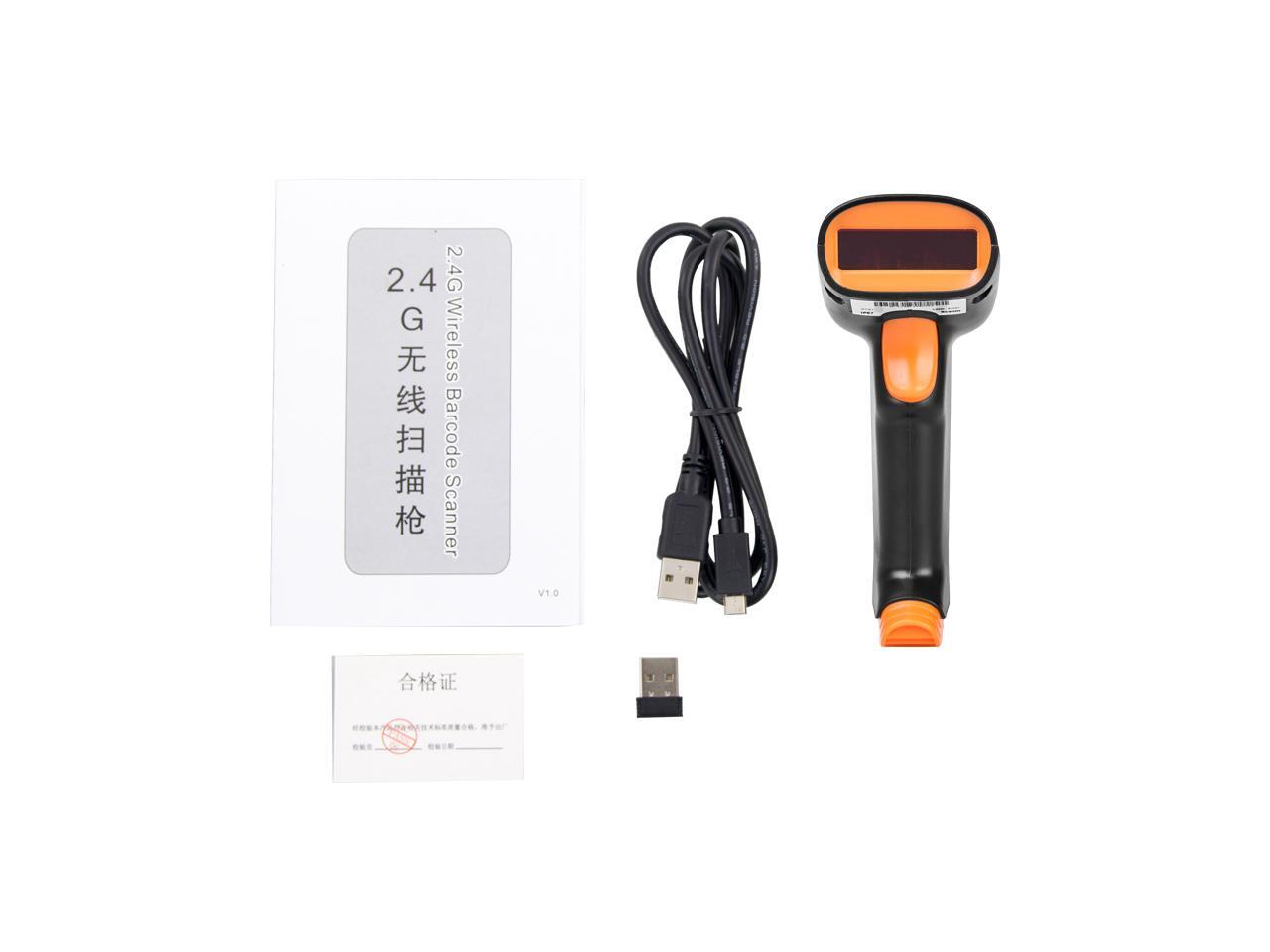 Nexanic S8 Wireless 2D Barcode Scanner QR Cordless 1D Bar Code Reader Mobile Payment for iOS ...