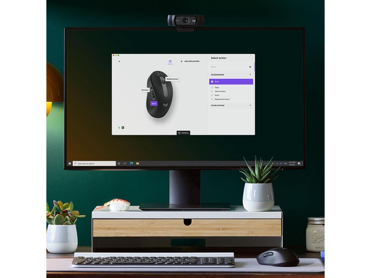 Logitech - Signature M650 L Full-size Wireless Scroll Mouse with Silent ...
