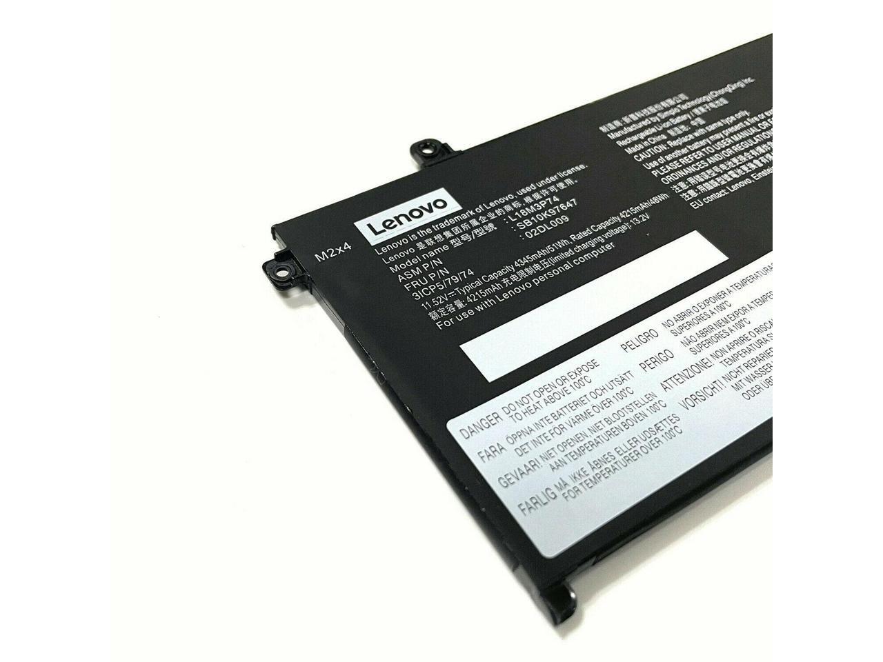 New Genuine OEM Lenovo Battery 51Wh ThinkPad T490 T495 P43S P14s Gen ...