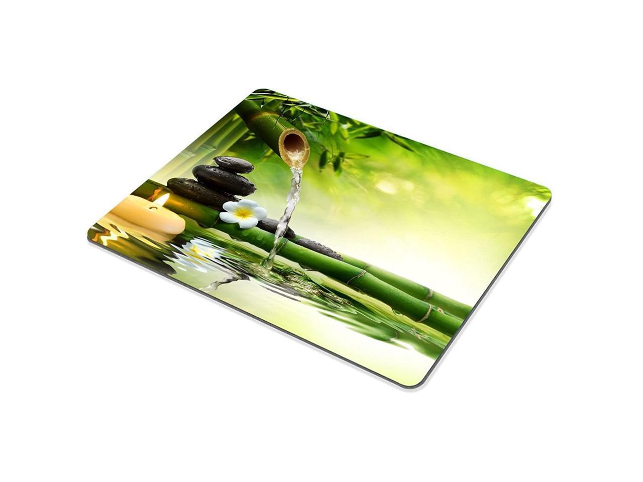 Smooffly Nature Gaming Mouse Pad,Spa Stones in Garden with Flow Water ...