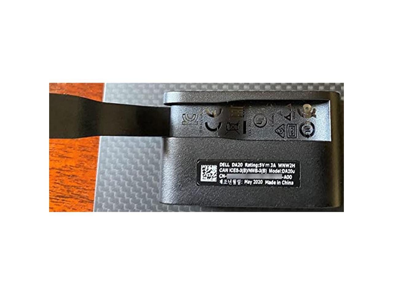 Dell Da20 Usb Type-C To Hdmi Usb Type-A 4K 60Hz For Xps 15 9500 9510 ...