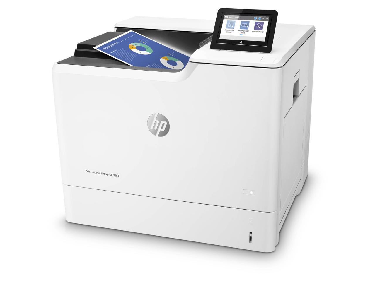 HP LaserJet Enterprise M653dn Color Laser Printer w/ Auto Duplex ...