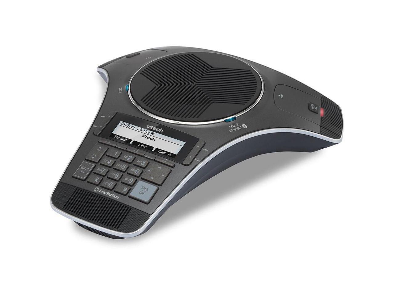 VTech ErisStation VCS752 Conference VoIP/SIP Phone w/ Noise-Cancelling ...
