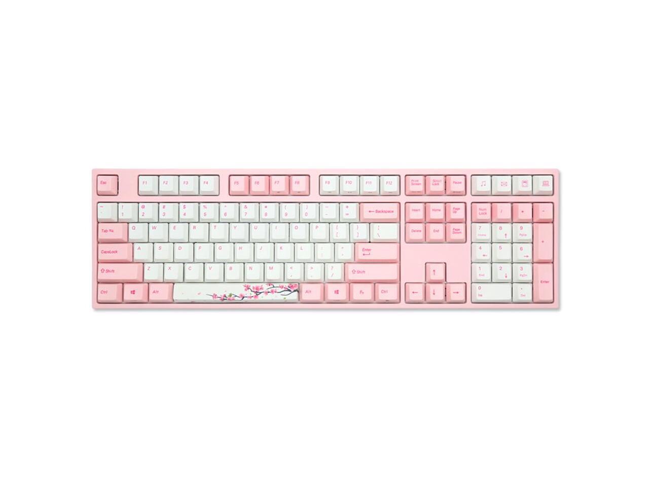 Varmilo VA108M Sakura Full Size Gaming Mechanical Keyboard Cherry MX ...