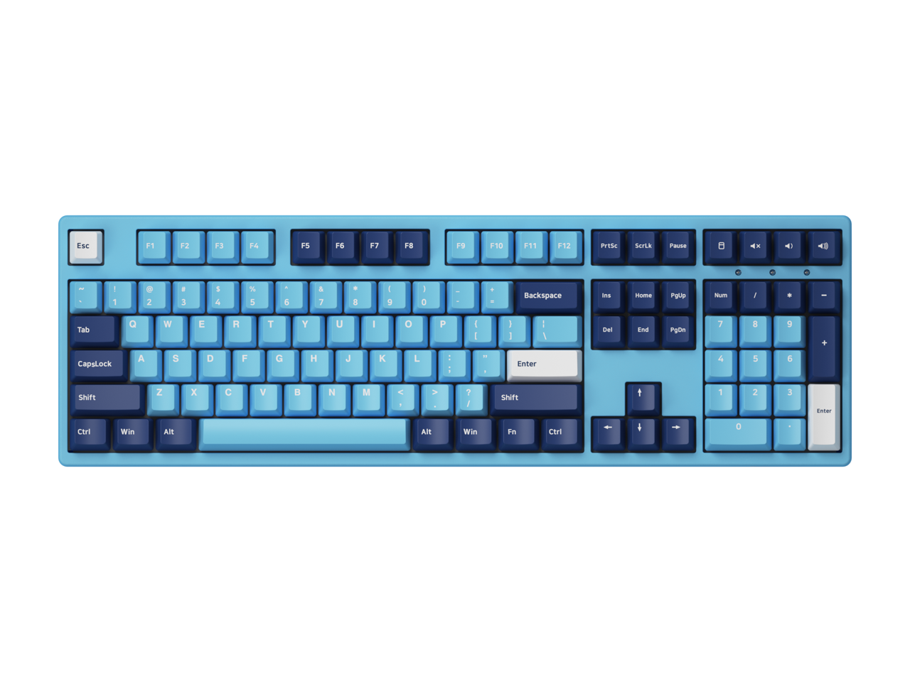 AKKO 3108DS Mirror of the Sky Full Size Gaming Mechanical Keyboard ...