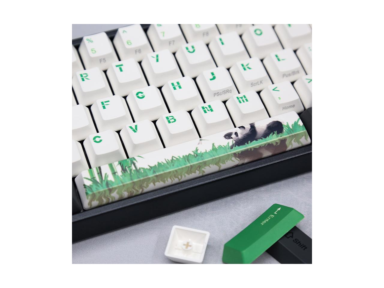 Ducky X Varmilo MIYA Pro Panda White LED 65% Dye Sub PBT Mechanical ...
